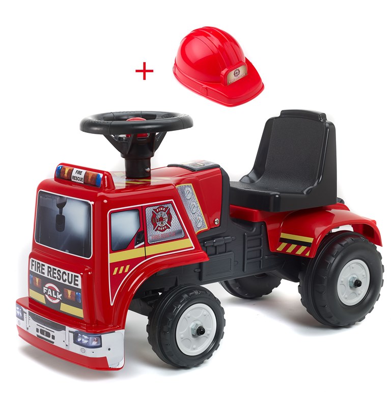 Falk Toys Brandbil Gå Bil m/hjelm (Udgået) Falk Toys Brandbil Gå Bil m/hjelm (Udgået)