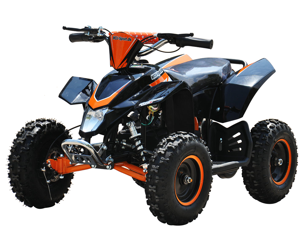 ATV 49cc Mini ATV m/el start Orange/Sort (Udgået)