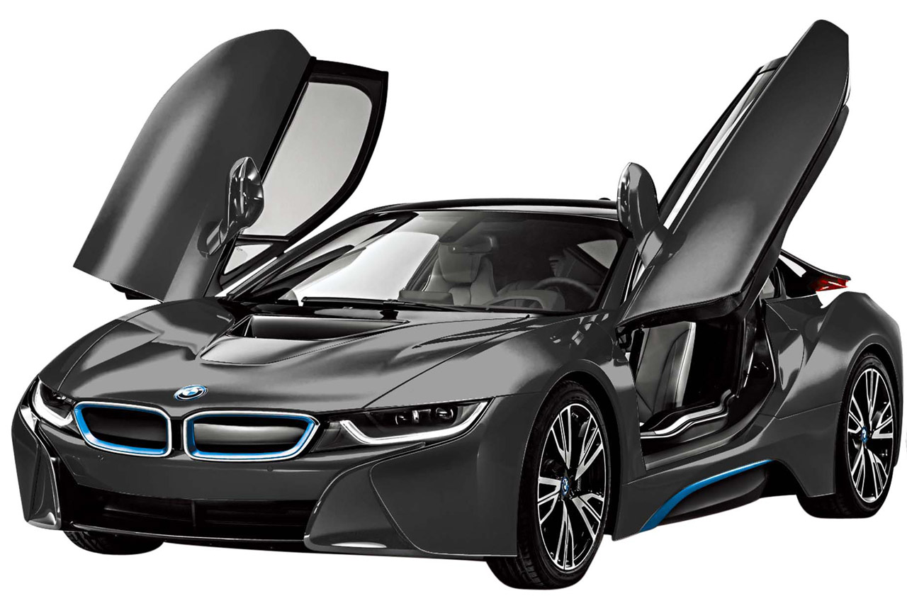 BMW i8 Fjernstyret Bil 1:14 (Kan åbne dørene via remote) (Udgået)