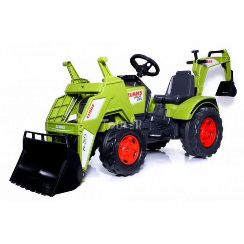 Claas Axos Traktor m/Frontskovl + Gravekran (Udgået)