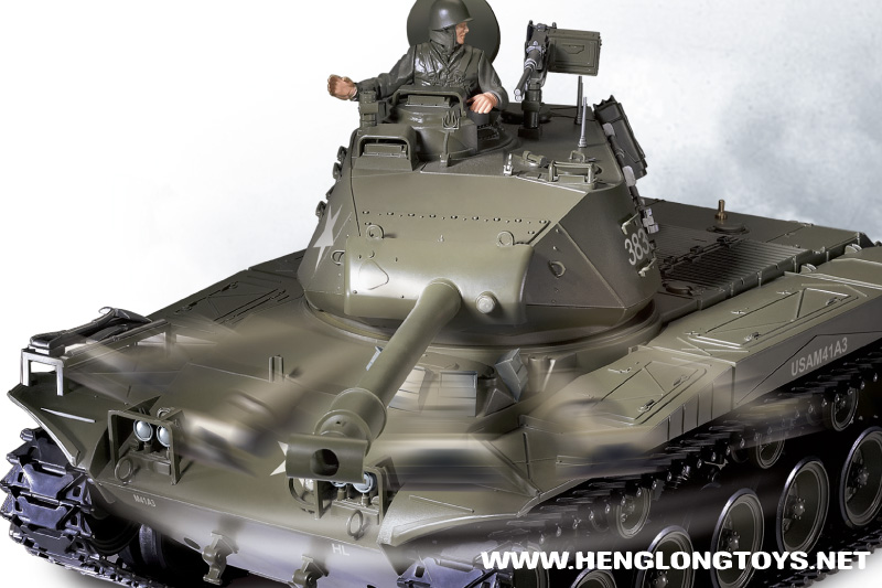 Fjernstyret 1:16 Tank U.S. M41A3, Airsoft (Udgået)