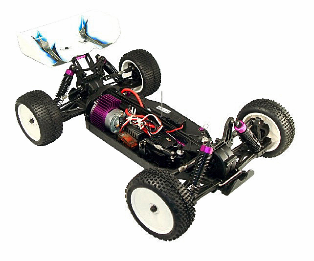 HSP 1:10 4WD EP Vortex Off-Road Buggy Blå (Udgået)