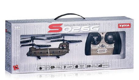 Syma S026g 3-Kanals Helikopter med Gyro (Udgået)