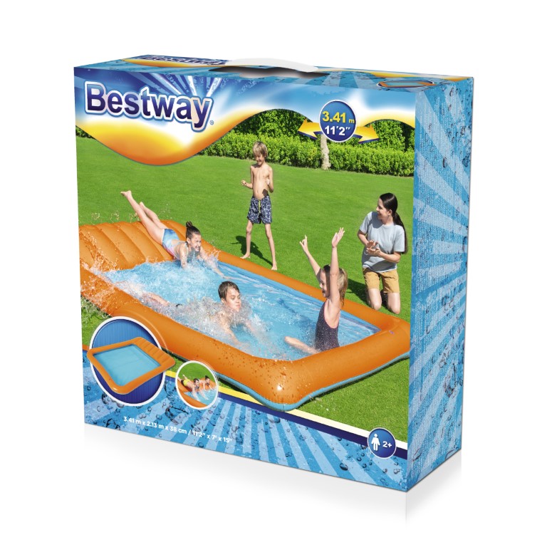 Bestway Slide-In Splash Glidebane 341 x 213 x 38 cm (Udgået)