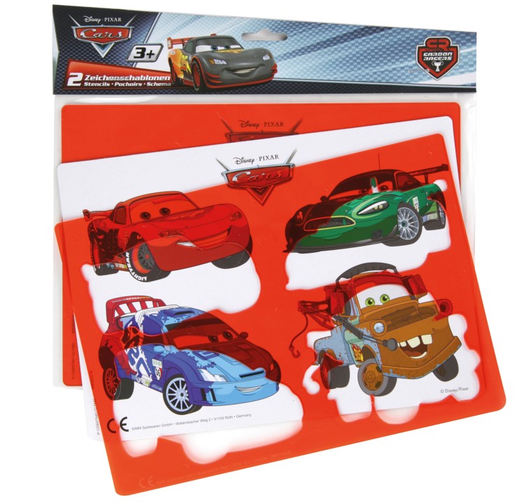 Disney Biler Tegneskabelon sæt til børn (Udgået)