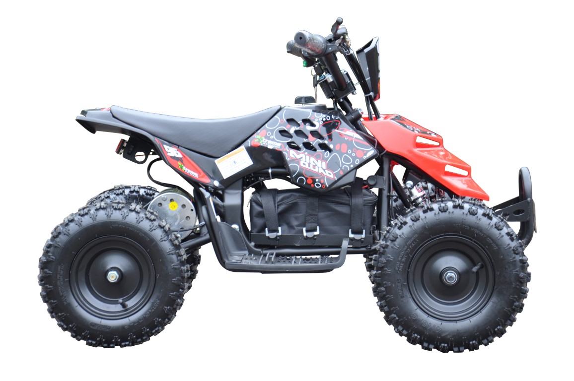 EL Mini ATV Xtreme Mini Quad 800W m/fart begrænser Rød (Udgået)