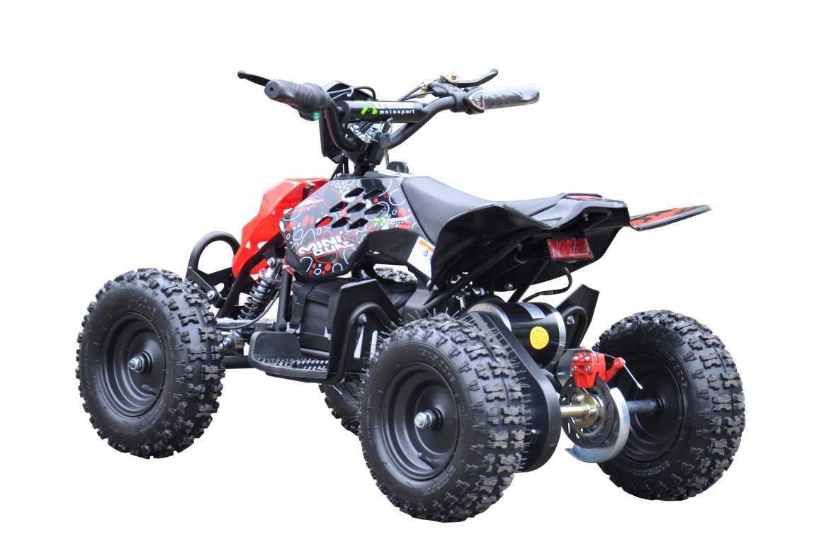 EL Mini ATV Xtreme Mini Quad 800W m/fart begrænser Rød (Udgået)