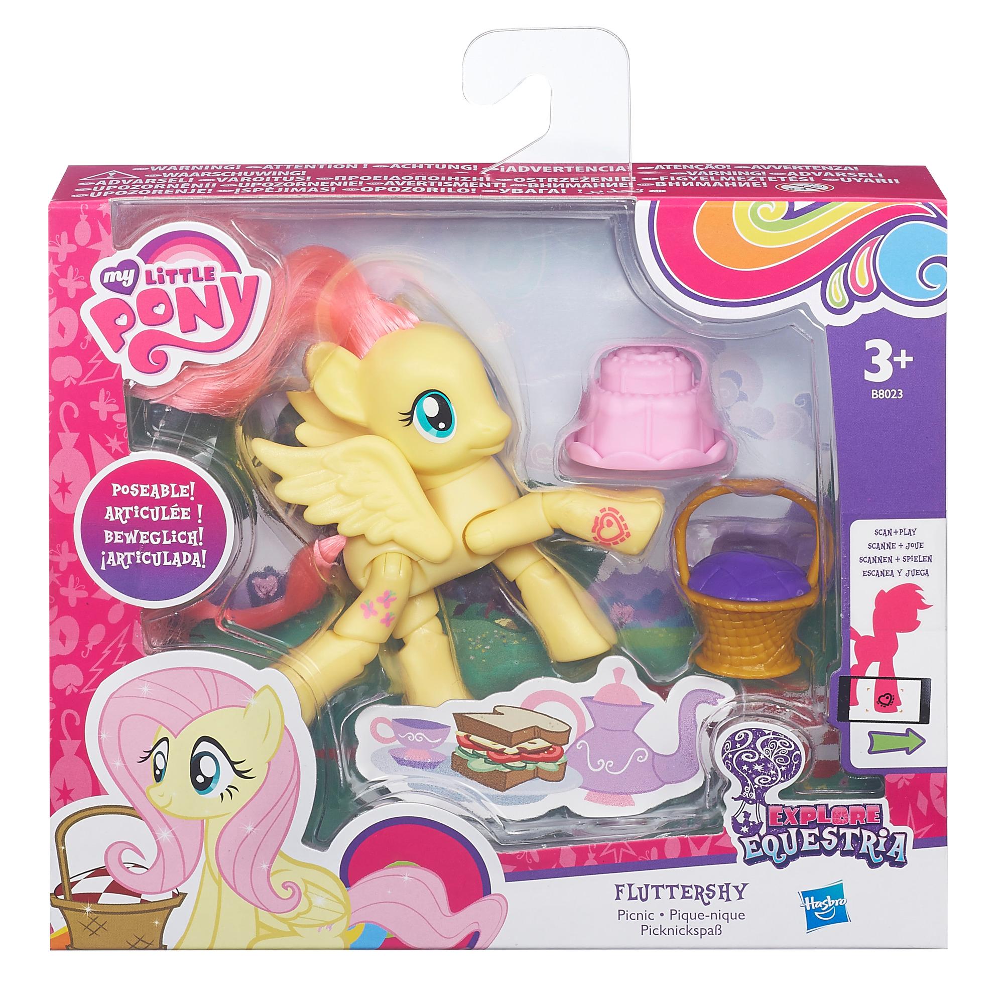My Little Pony Equestria ''Poseable'' Fluttershy Picnic (Udgået)
