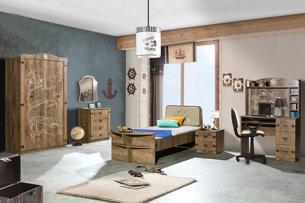 Pirat Kaptajn Seng 190cm (Udgået)