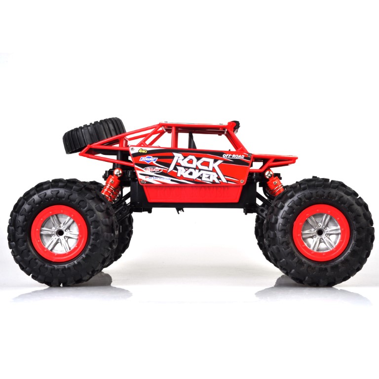 Rock Rover Fjernstyret 4WD Crawler 1:12 2.4G, Rød (Udgået)